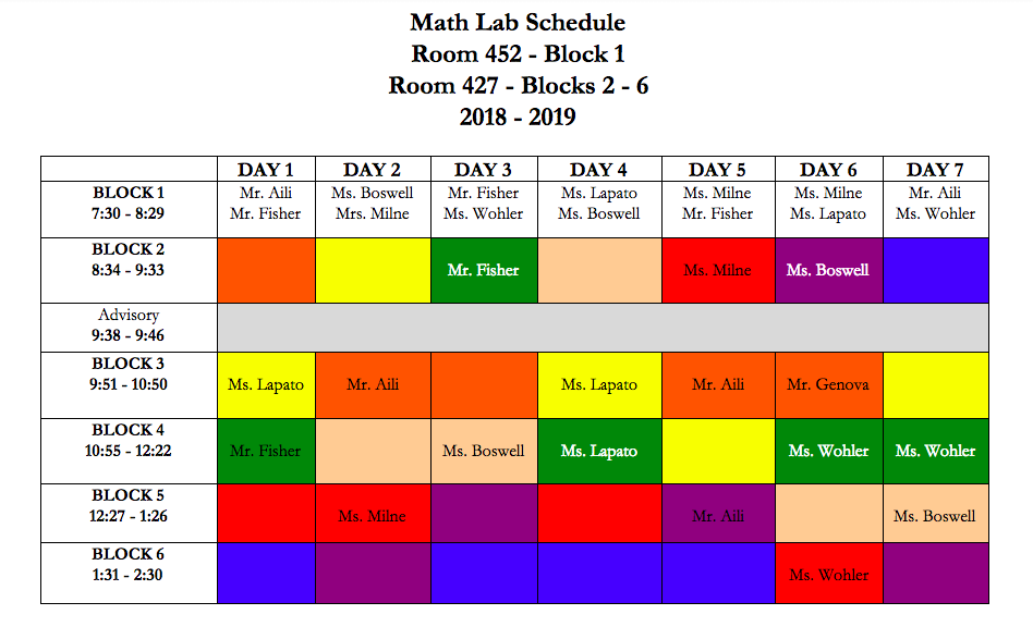 Mathematics | Wellesley High School