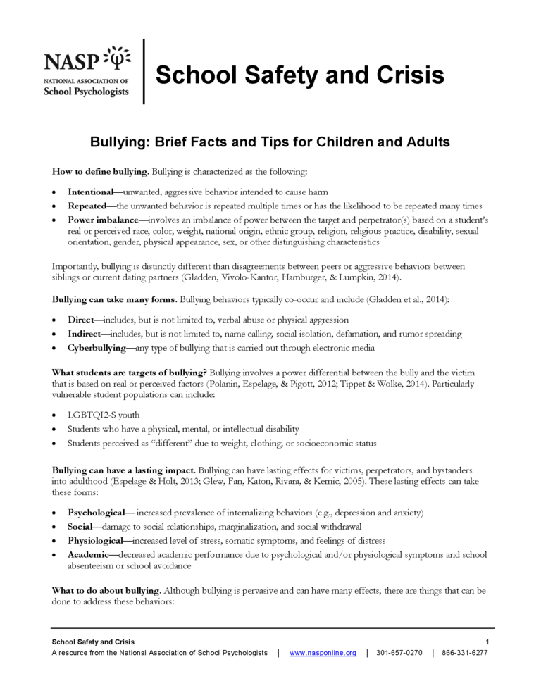 Anti-Bullying Resources | Wellesley Public Schools