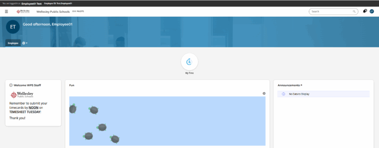 UKG Online Timesheets | Wellesley Public Schools