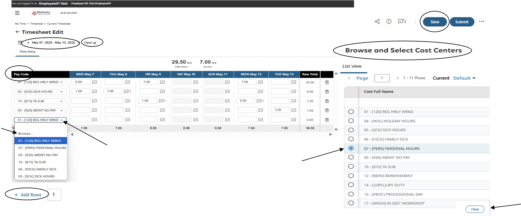 UKG Online Timesheets | Wellesley Public Schools