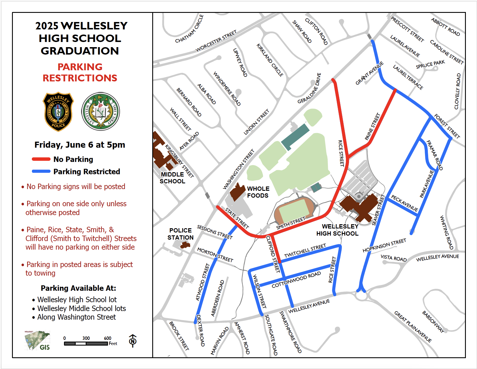 June 6, 2025 Graduation Parking Options and Carpooling Recommendations ...
